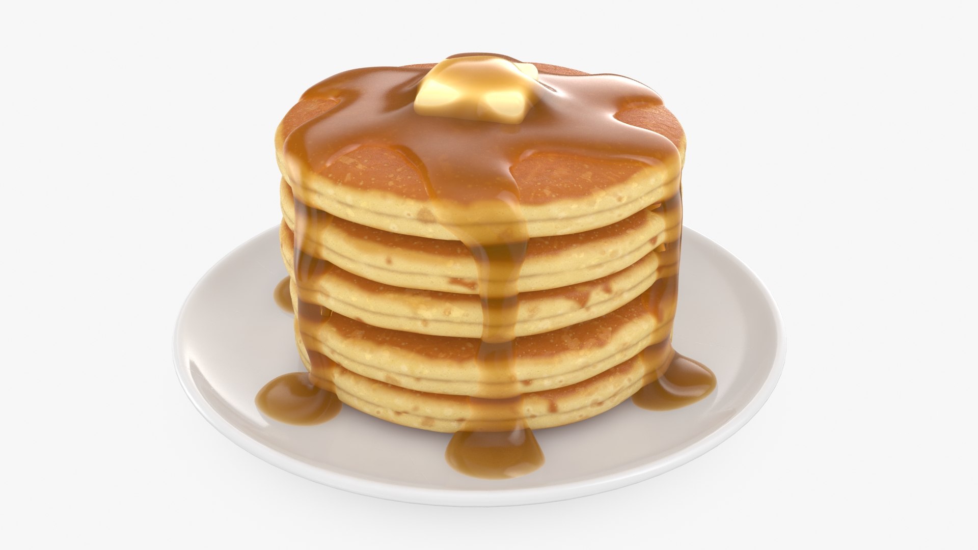 Pancakes 3D Model - TurboSquid 2213713