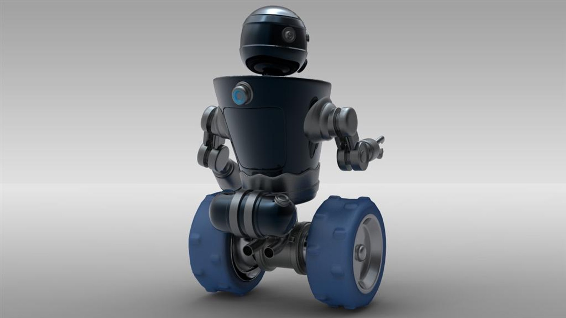 Robot Rigged Animation 3ds