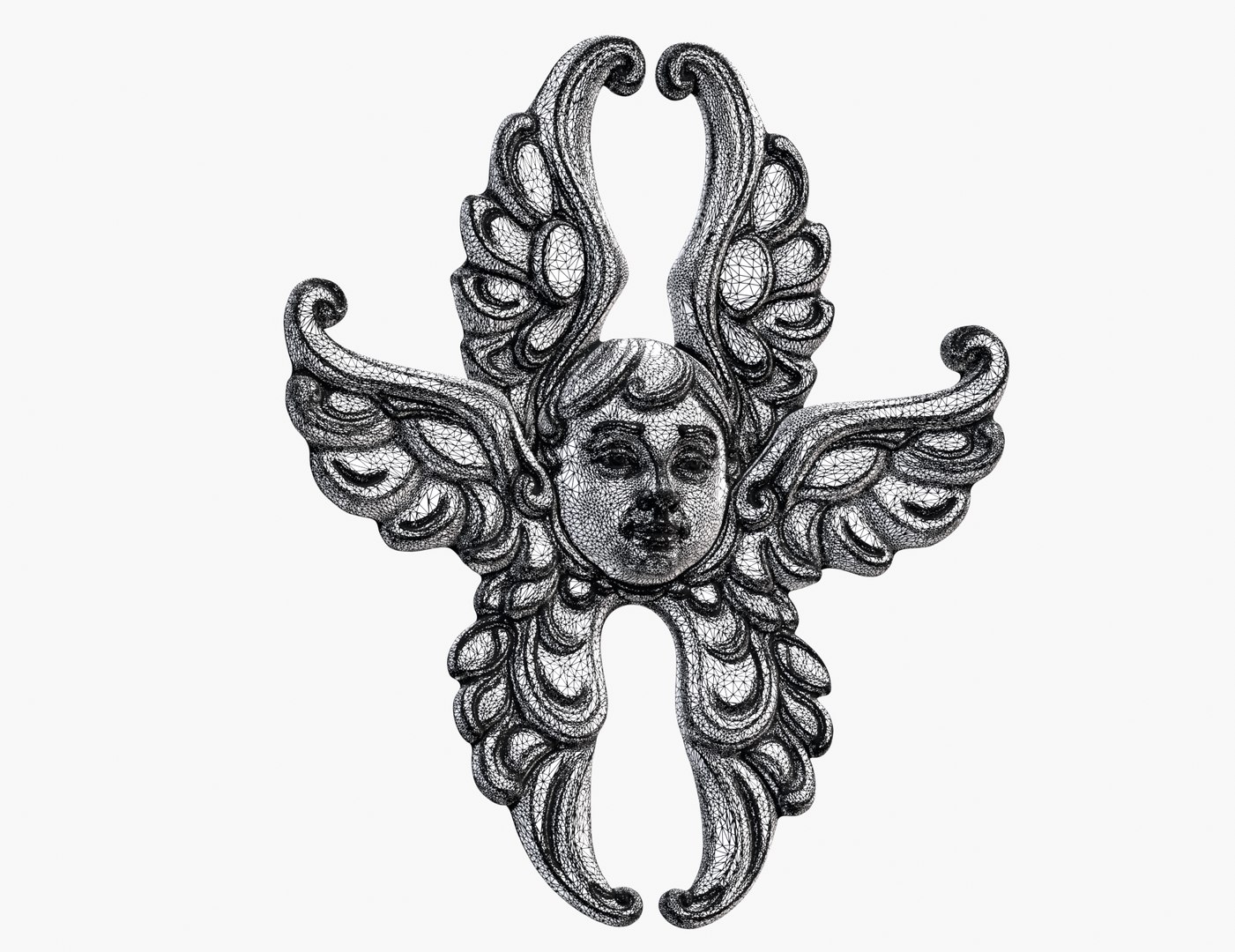 Angel Cherub Decoration 3D Model - TurboSquid 2339044