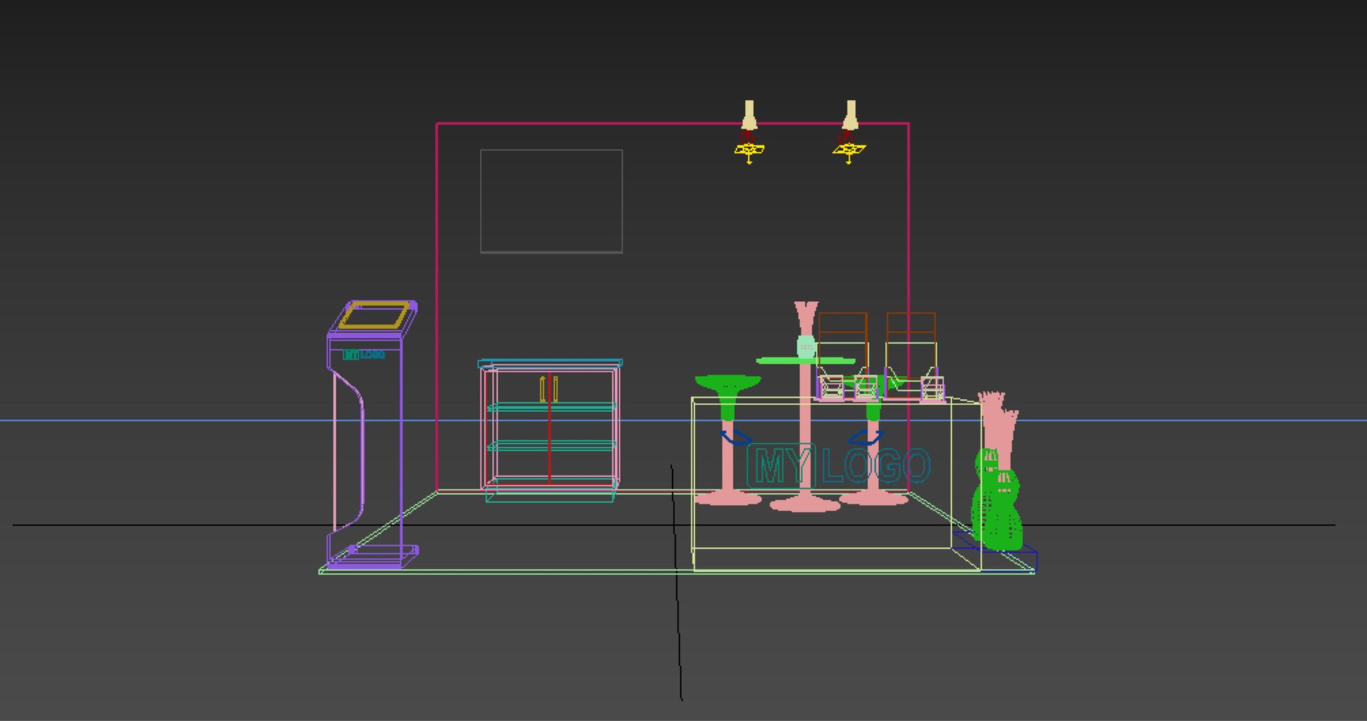 3D model 9 Booth Exhibition - TurboSquid 2009900