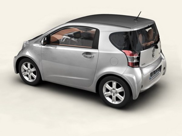 toyota iq car 3d model
