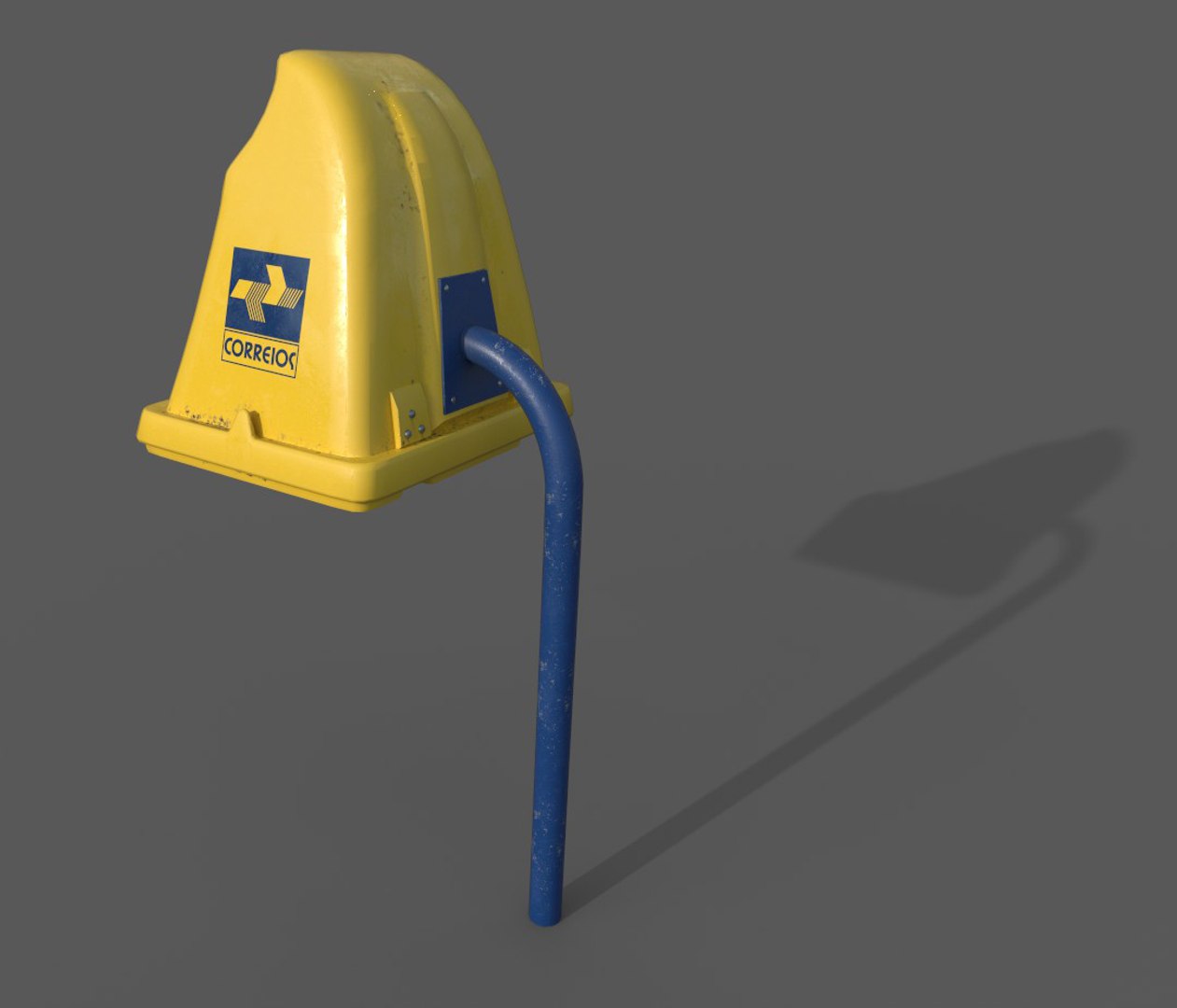 3D model brazilian mail box - TurboSquid 1356550