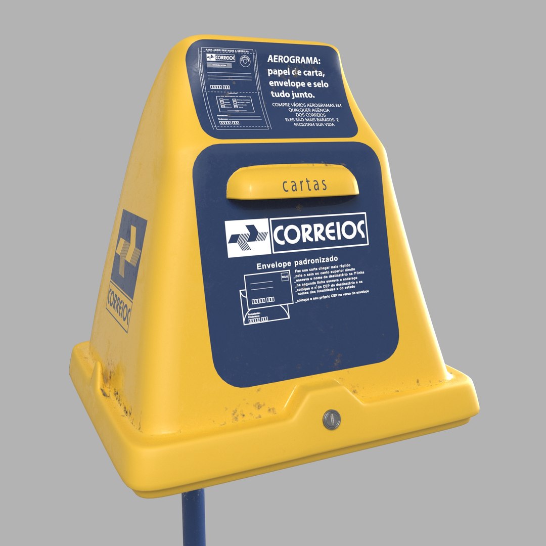 3D model brazilian mail box - TurboSquid 1356550