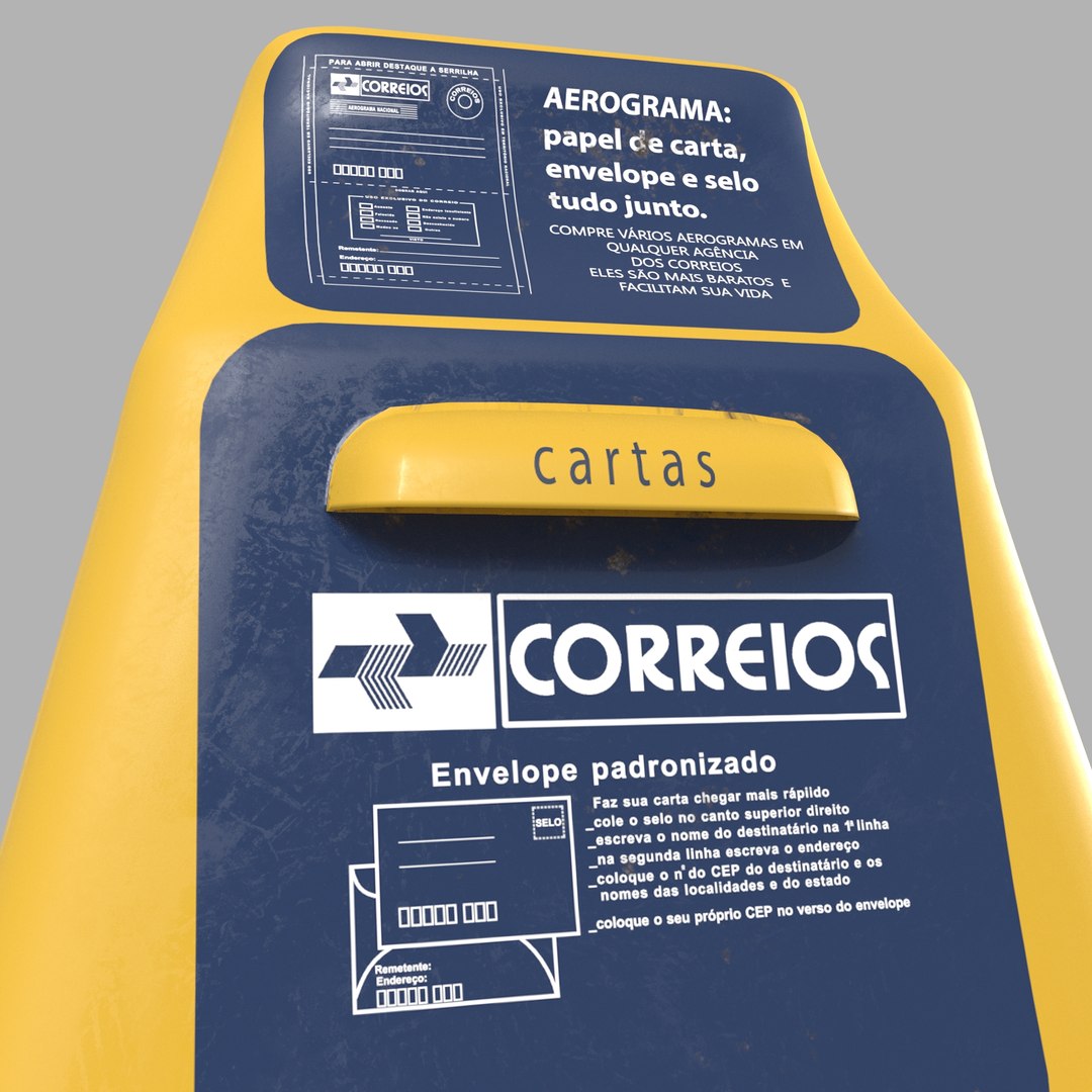 3D model brazilian mail box - TurboSquid 1356550
