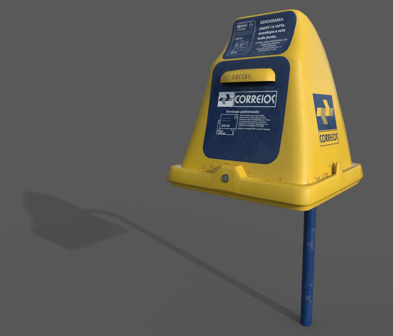 3D model brazilian mail box - TurboSquid 1356550