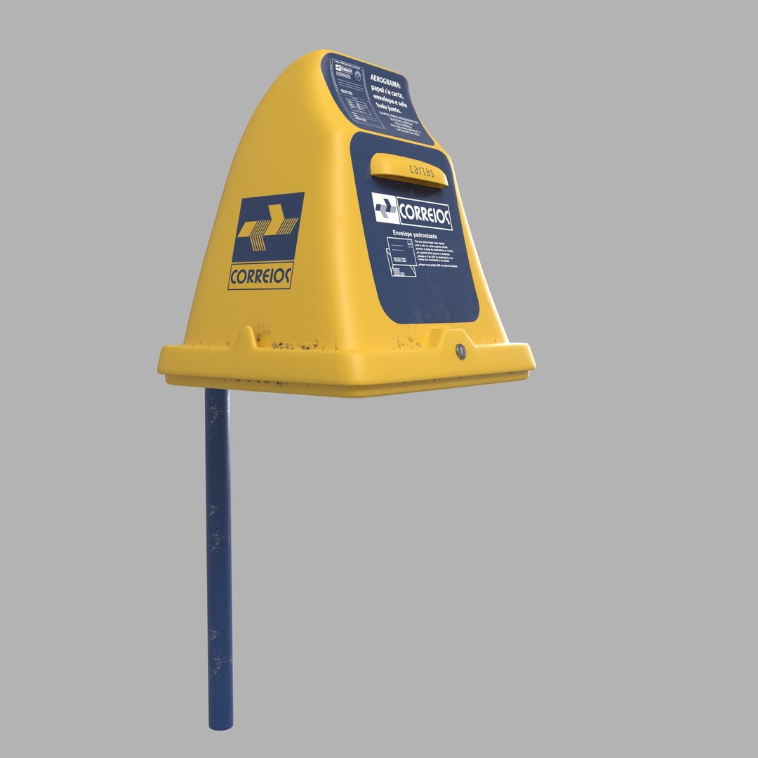 3D model brazilian mail box - TurboSquid 1356550