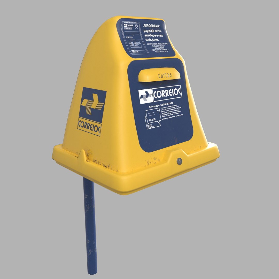 3D model brazilian mail box - TurboSquid 1356550