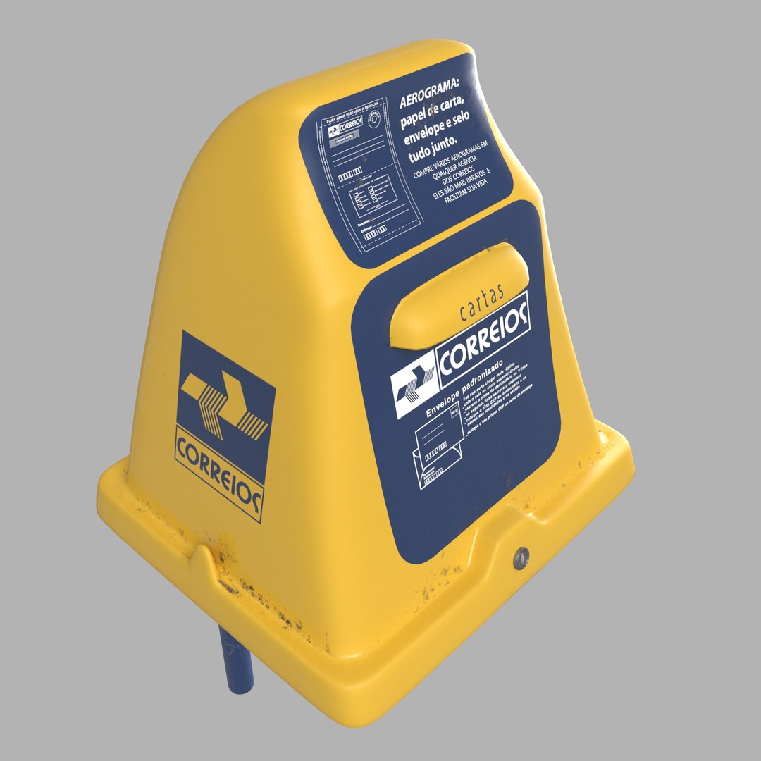 3D model brazilian mail box - TurboSquid 1356550