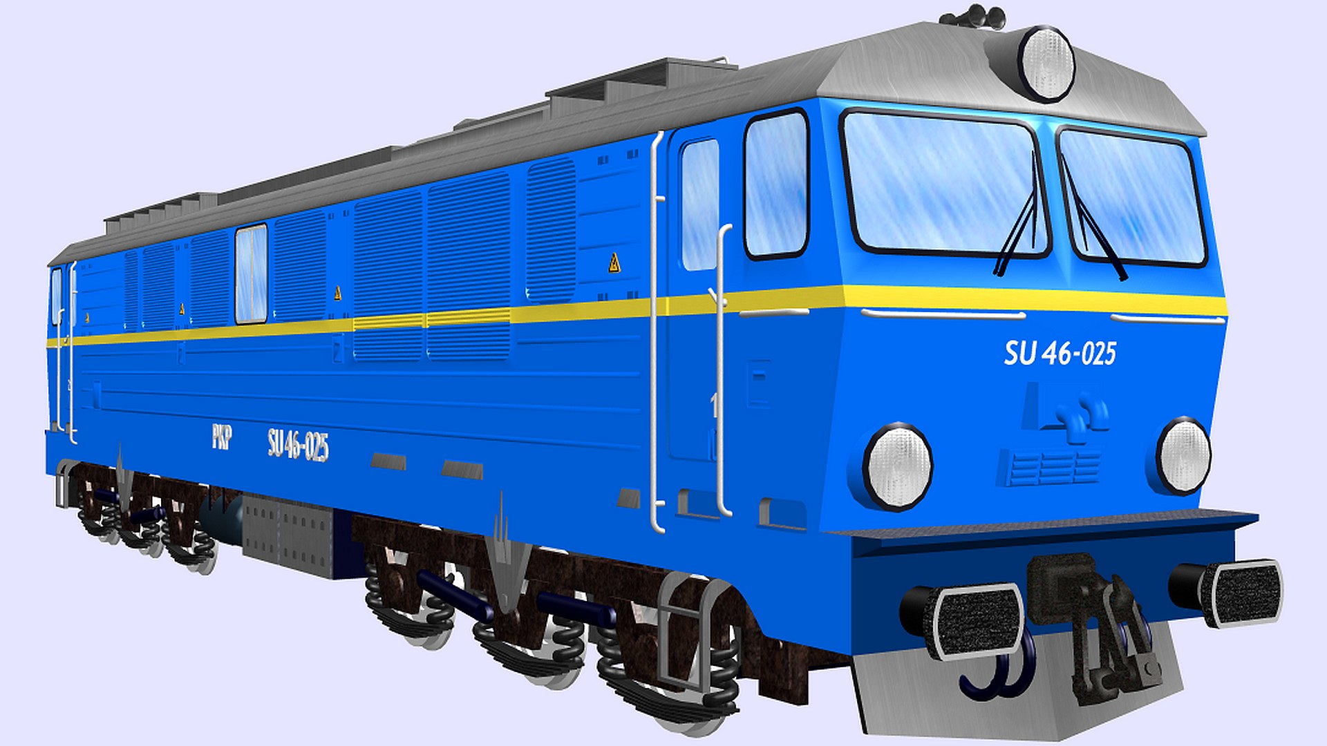 3D Pkp Polish Class Su46 Diesel-electric Locomotive - TurboSquid 1828783