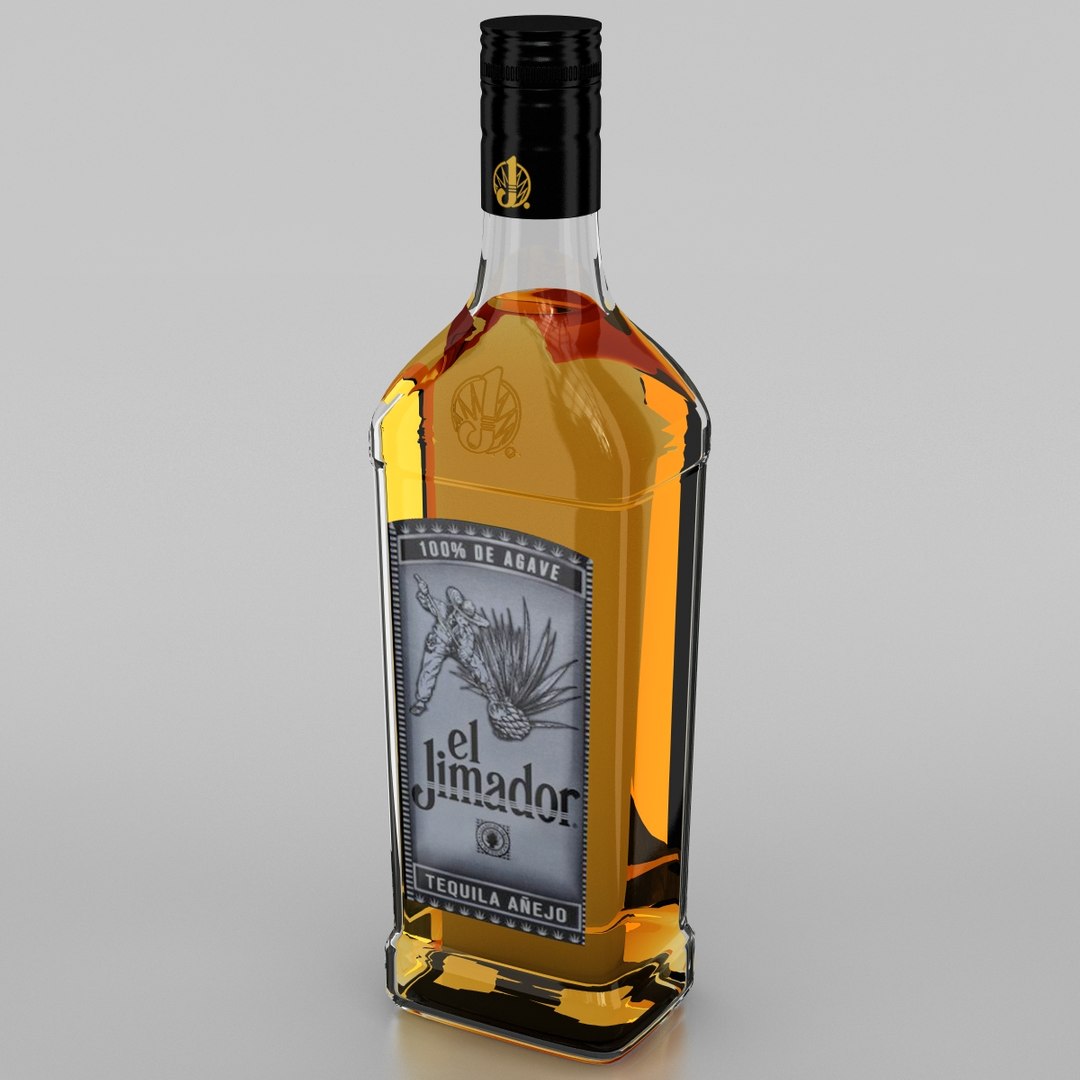 tequila bottle el jimador 3d 3ds