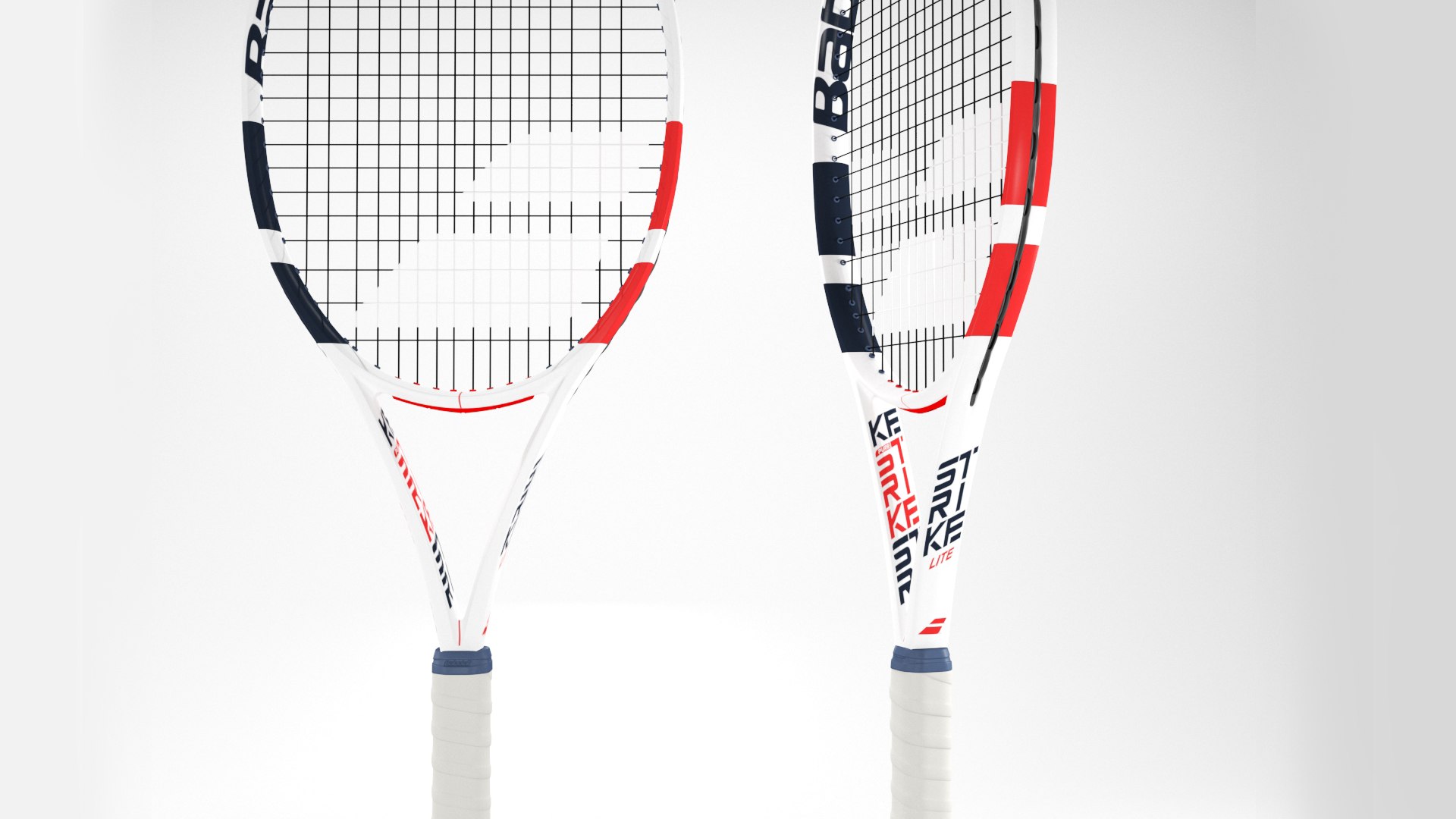 3D Babolat Pure Strike Lite Racquets 3D Model - TurboSquid 1910146