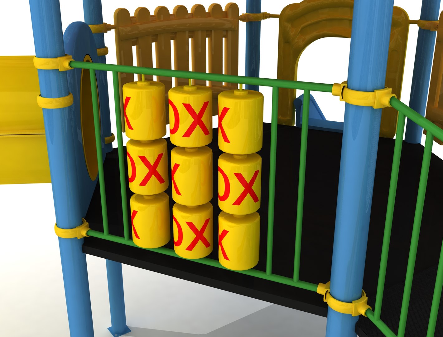 3D Playground Metal Play - TurboSquid 1433982