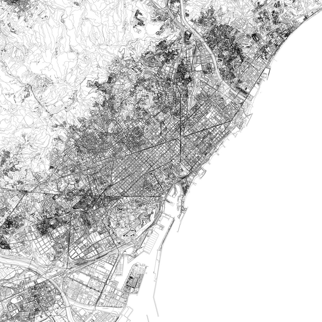 Barcelona Spain - City And Mass Buildings 3D - TurboSquid 2203350