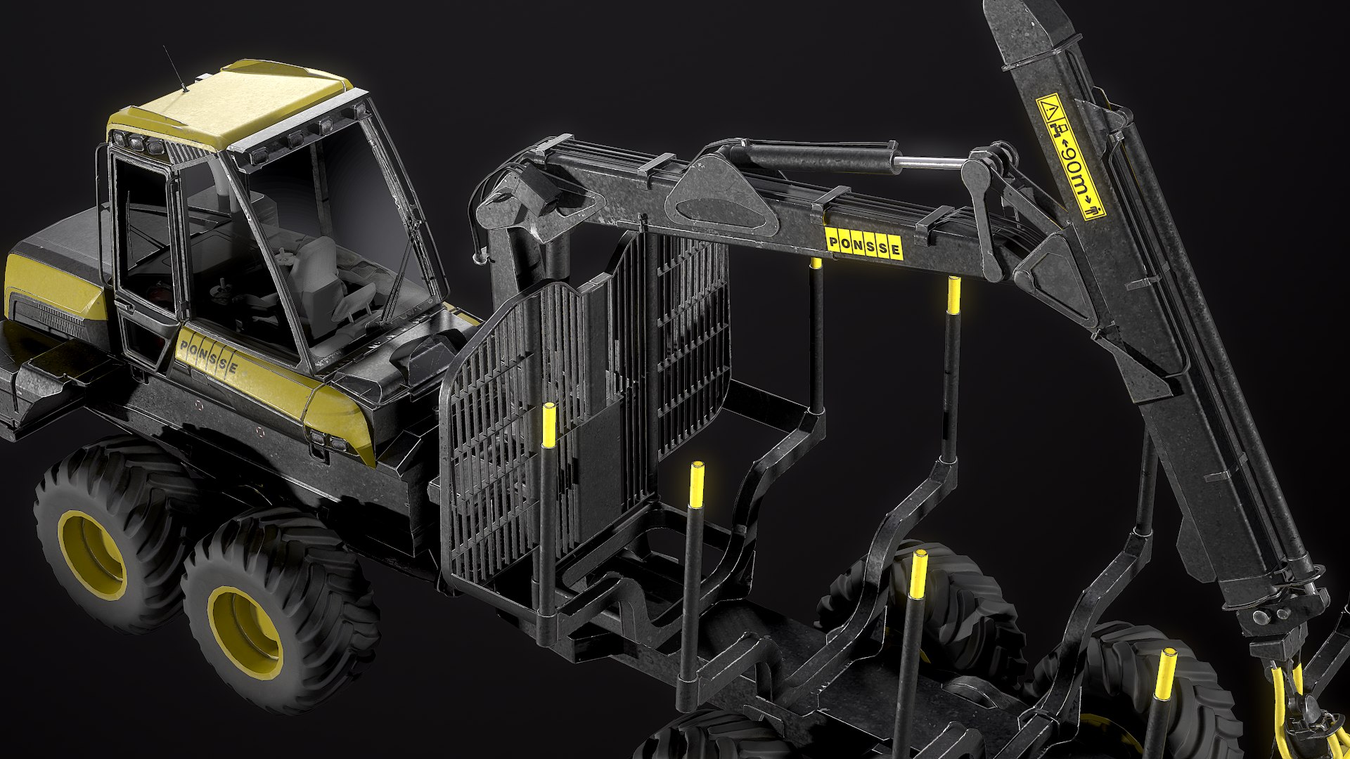 Ponsse Buffalo 3D Model - TurboSquid 1518785