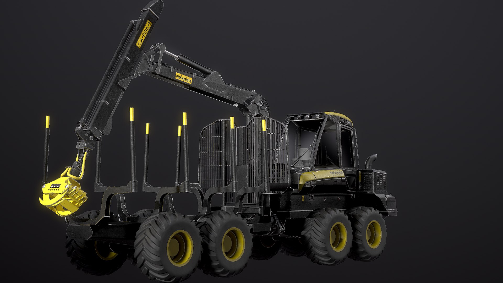 Ponsse Buffalo 3D Model - TurboSquid 1518785