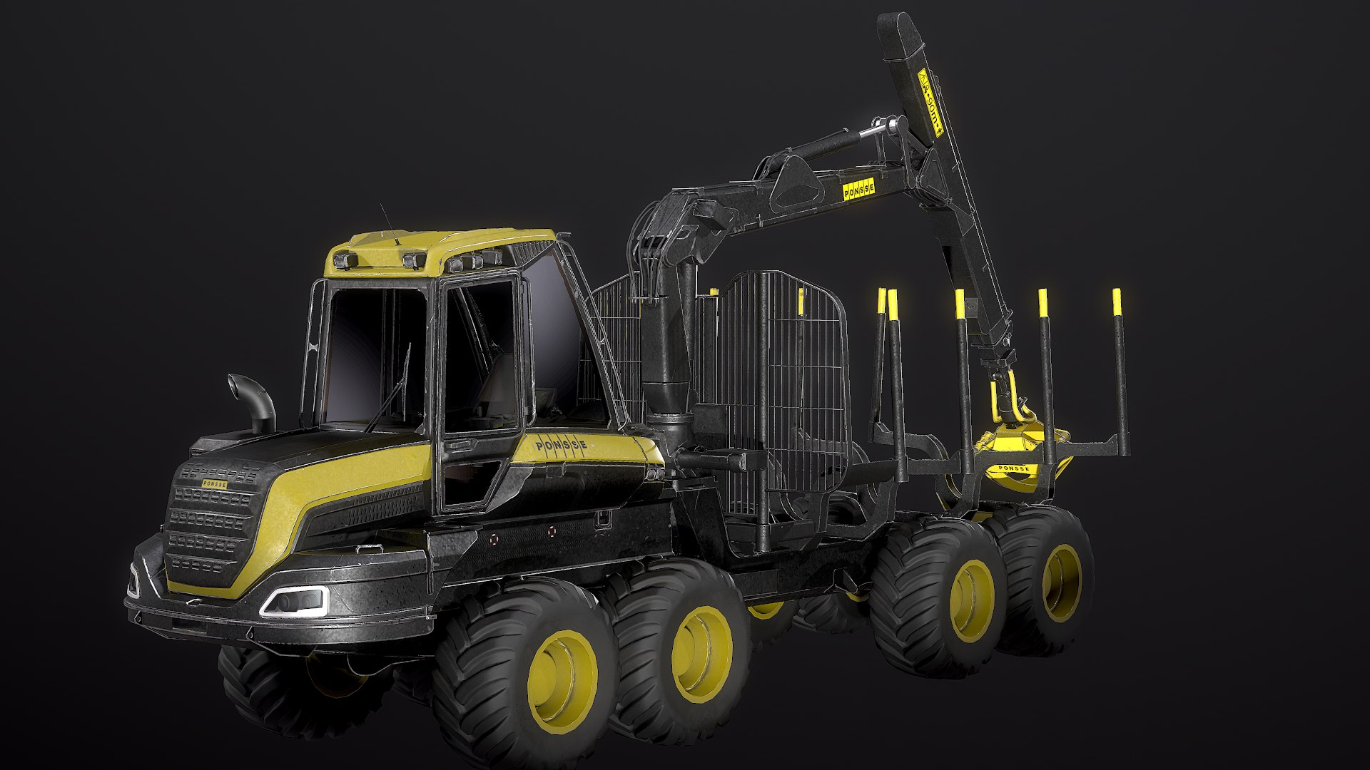 Ponsse Buffalo 3D Model - TurboSquid 1518785