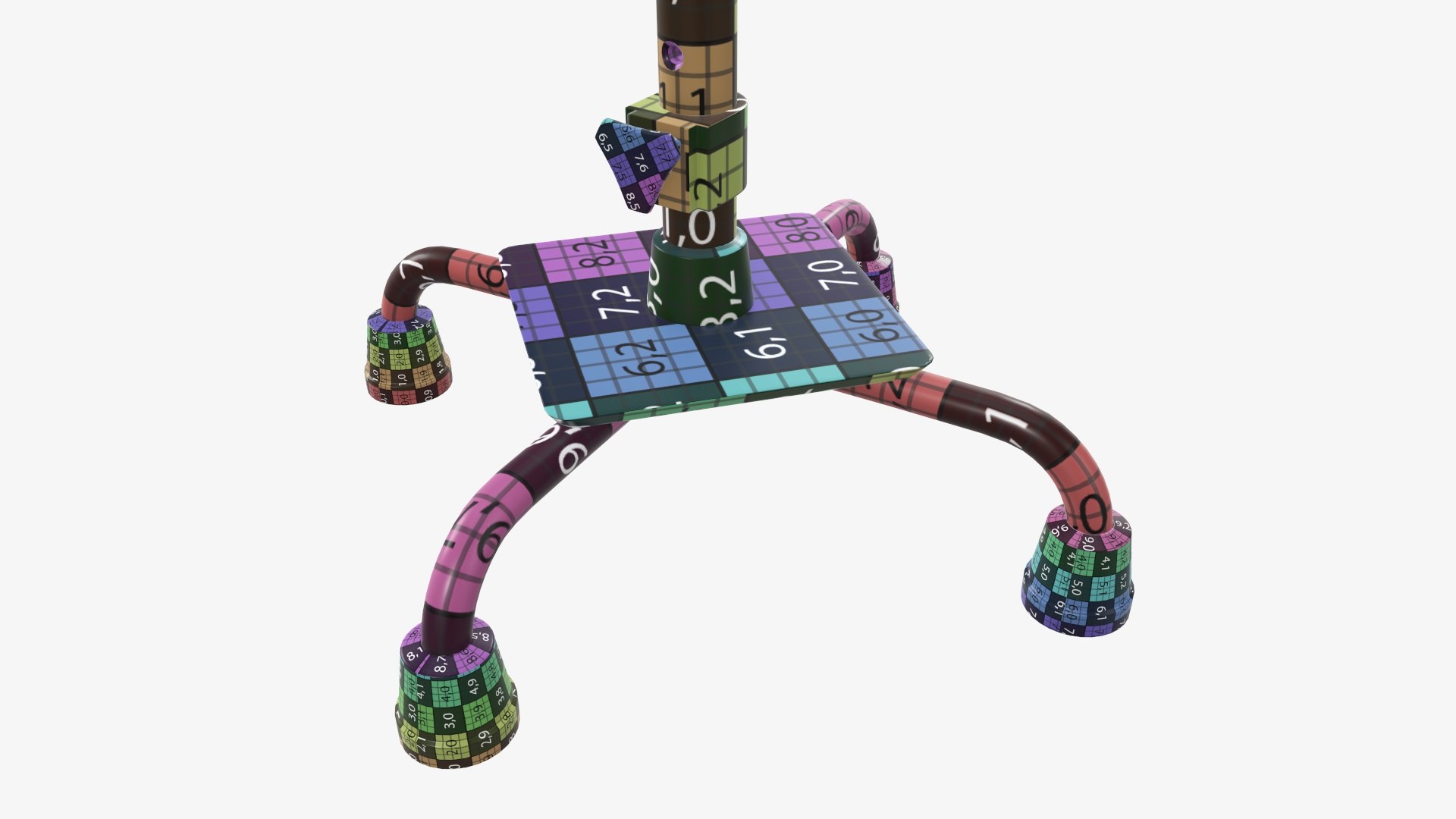 3D Cane Large Quad - TurboSquid 1686148