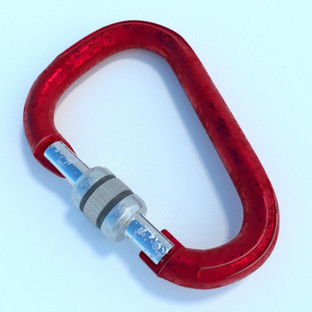 3D Carabiner Latch - TurboSquid 1273256