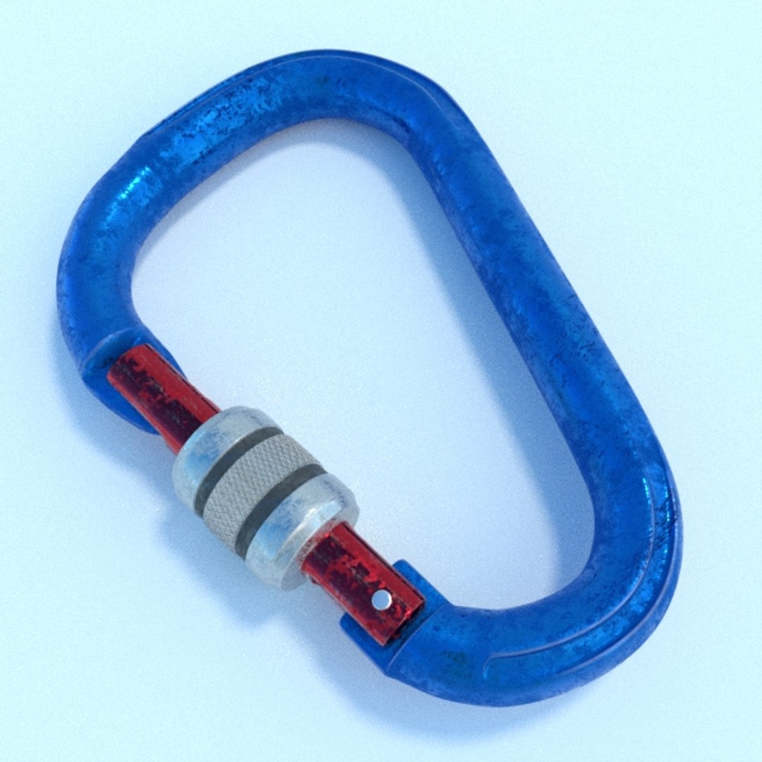 3D Carabiner Latch - TurboSquid 1273256