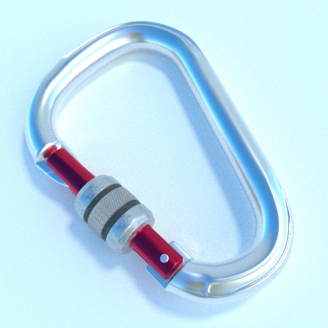 3D Carabiner Latch - TurboSquid 1273256