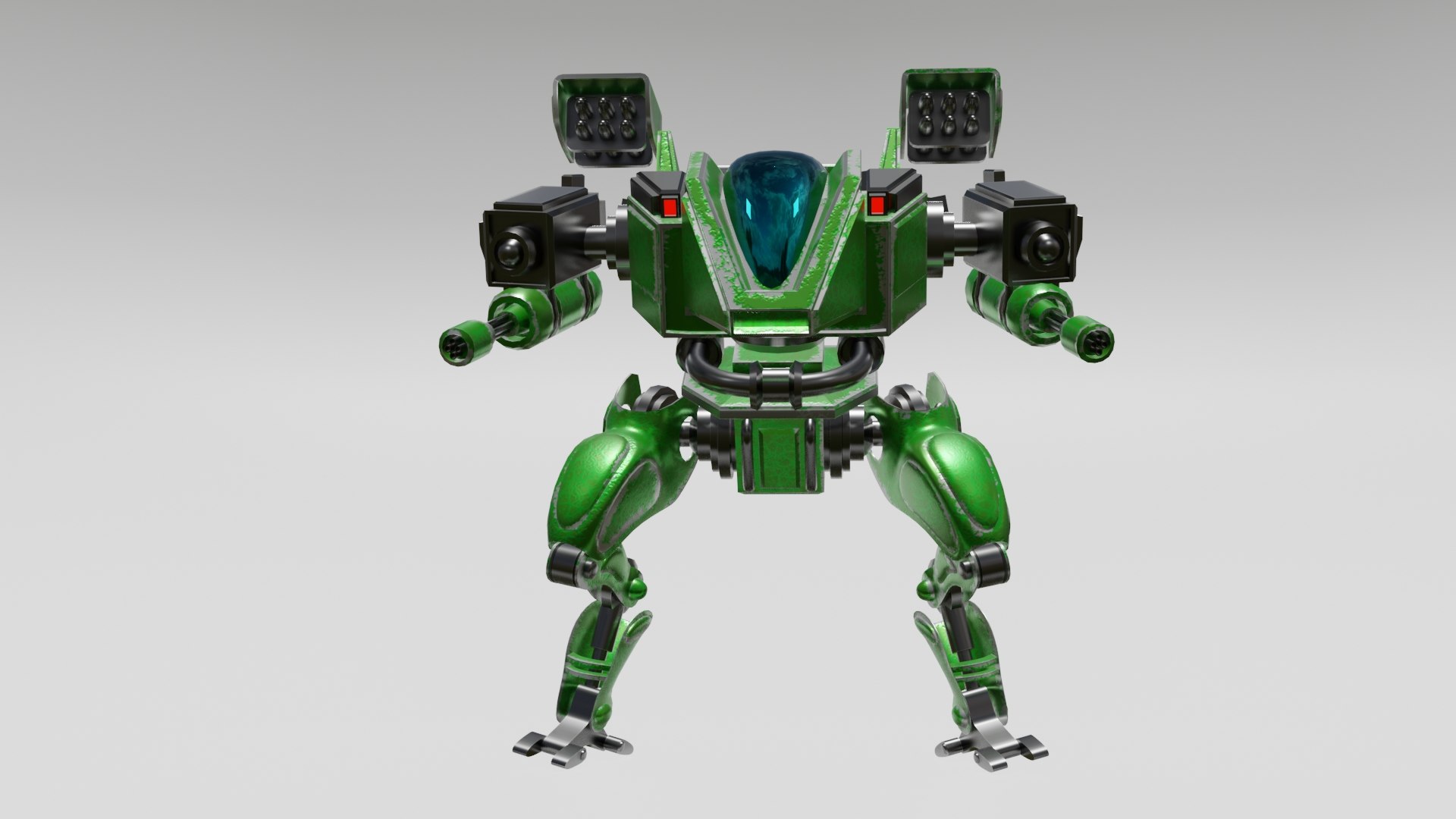 3D Epic Mech Blue 2 model - TurboSquid 2041089