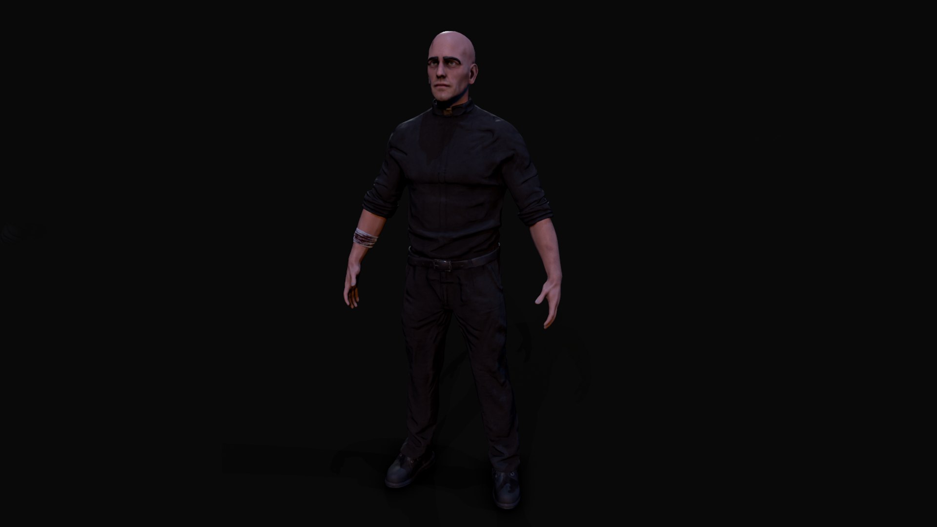 People Priest Character 3D Model - TurboSquid 1624986