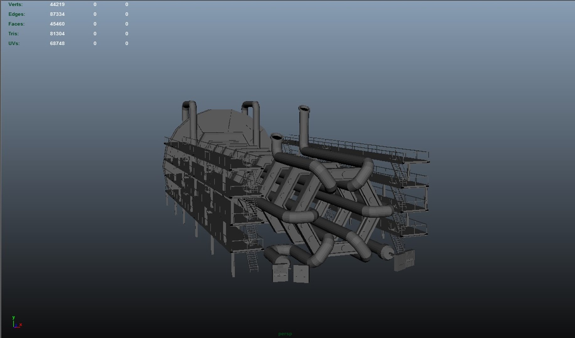 Hadron Collider 3d Model