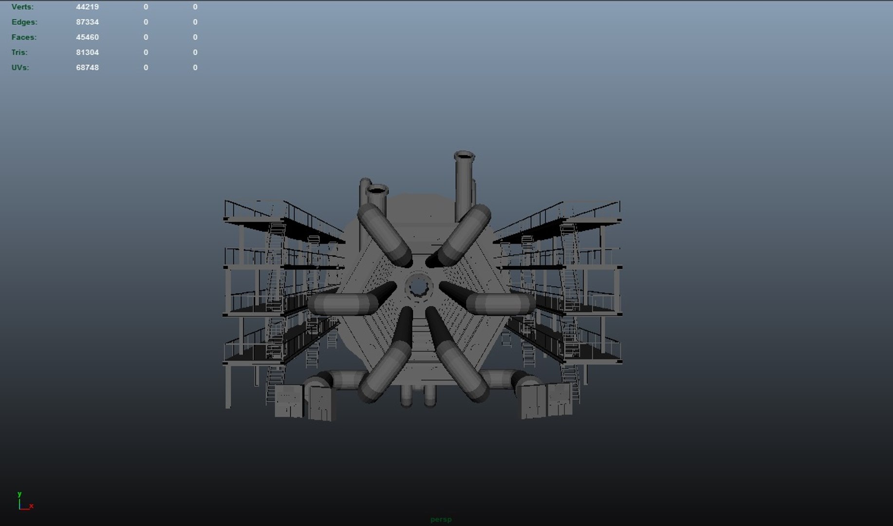 Hadron Collider 3d Model