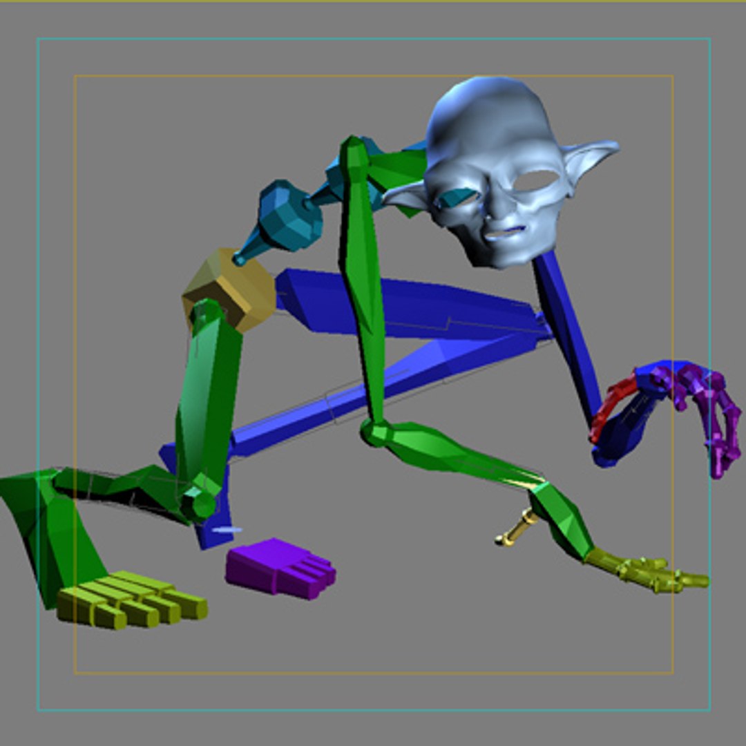 3d Model Troll Character