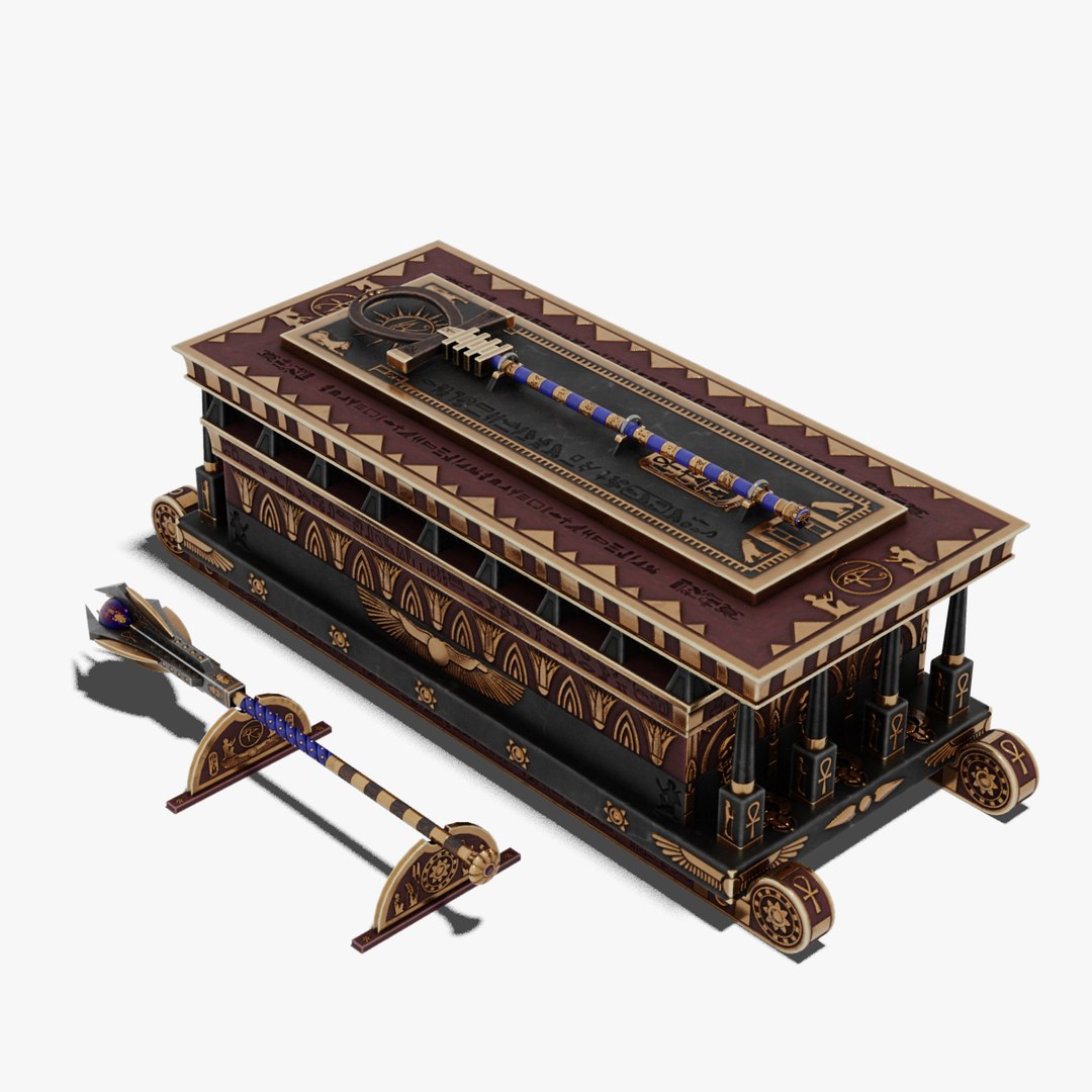 OB 02 Egyptian Necromancer Kit - Sledge Casket 3D model - TurboSquid ...