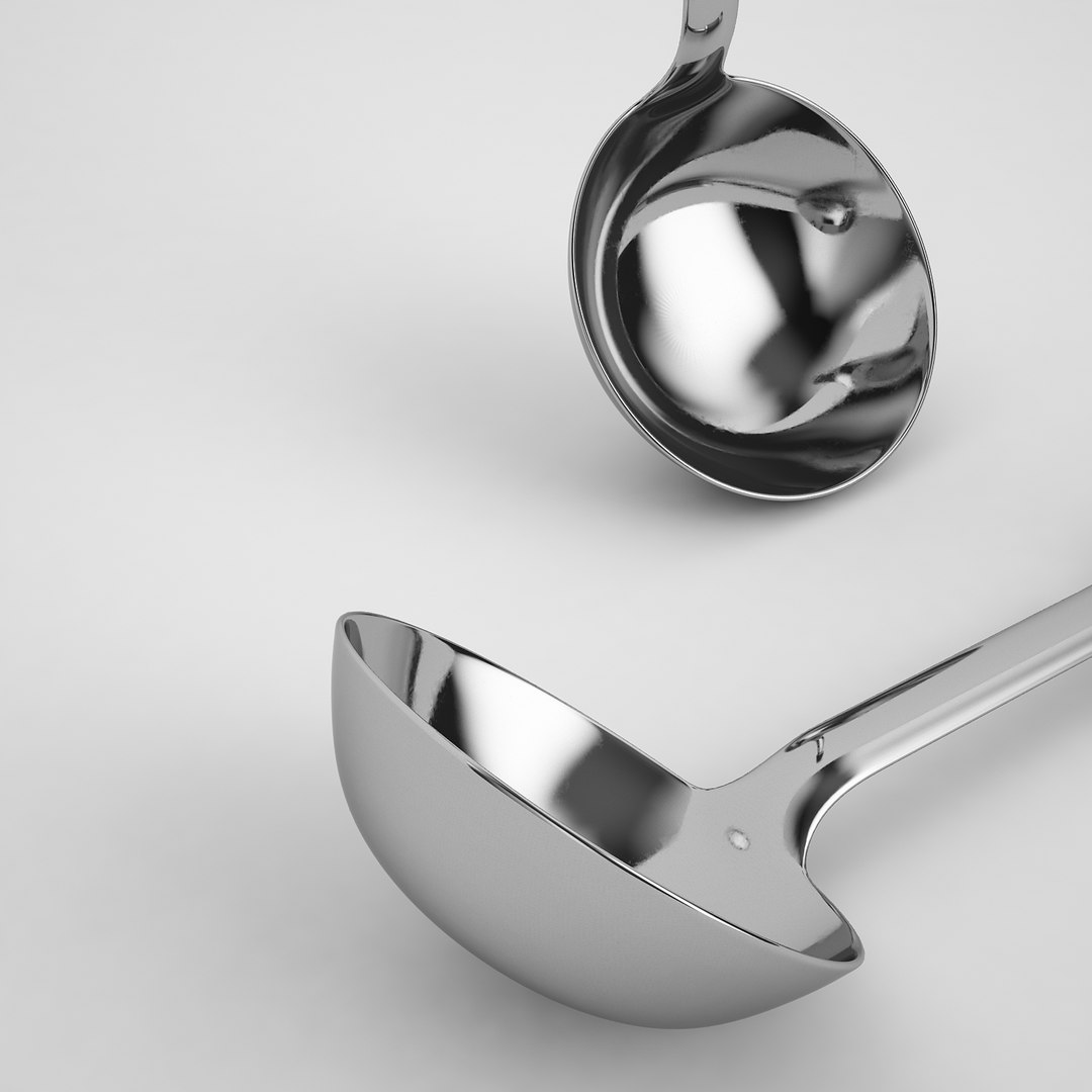 3d Model Kitchen Ladle