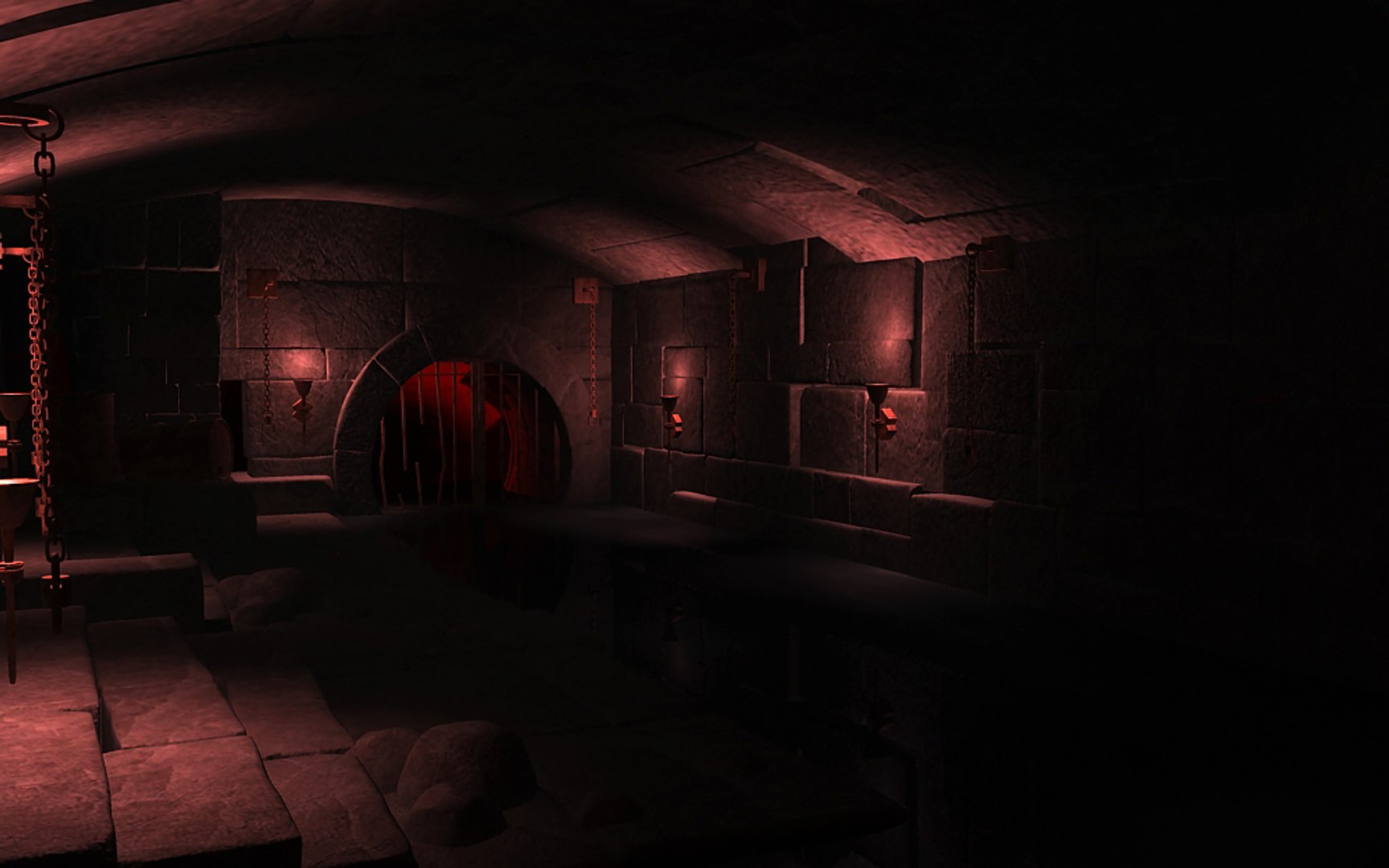 3D Ancient Prisons Dungeons Cells - TurboSquid 1621498