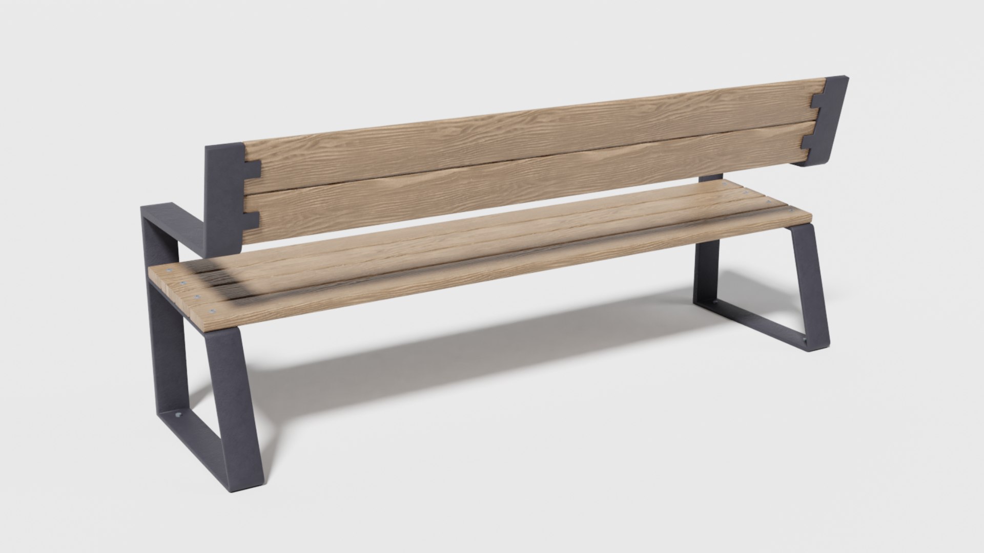 3D Street Bench - TurboSquid 1949372