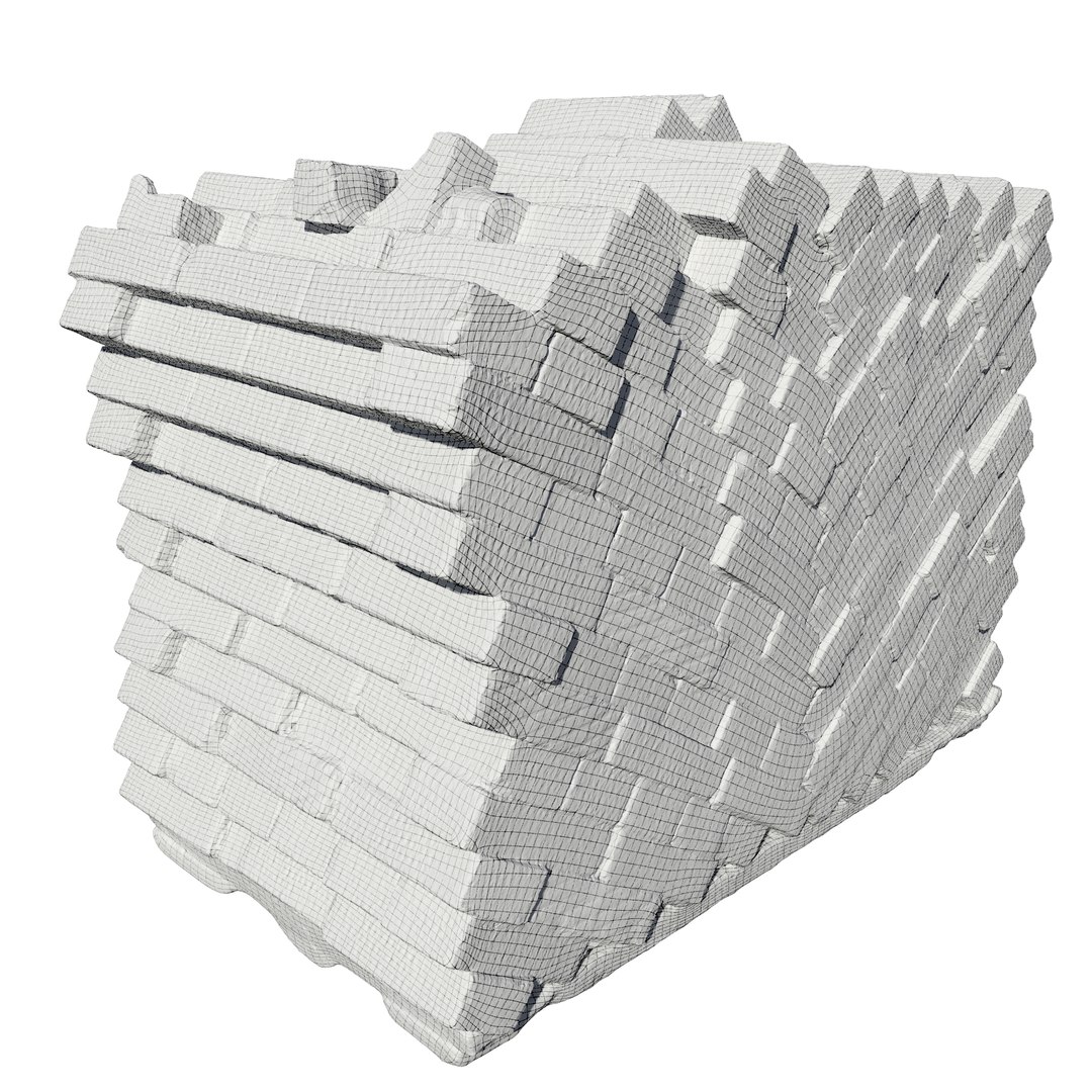 Bricks Scan Retop Model - TurboSquid 1412658