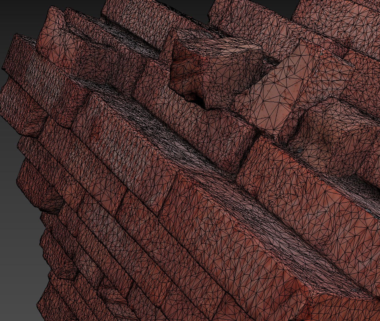 Bricks Scan Retop Model - TurboSquid 1412658
