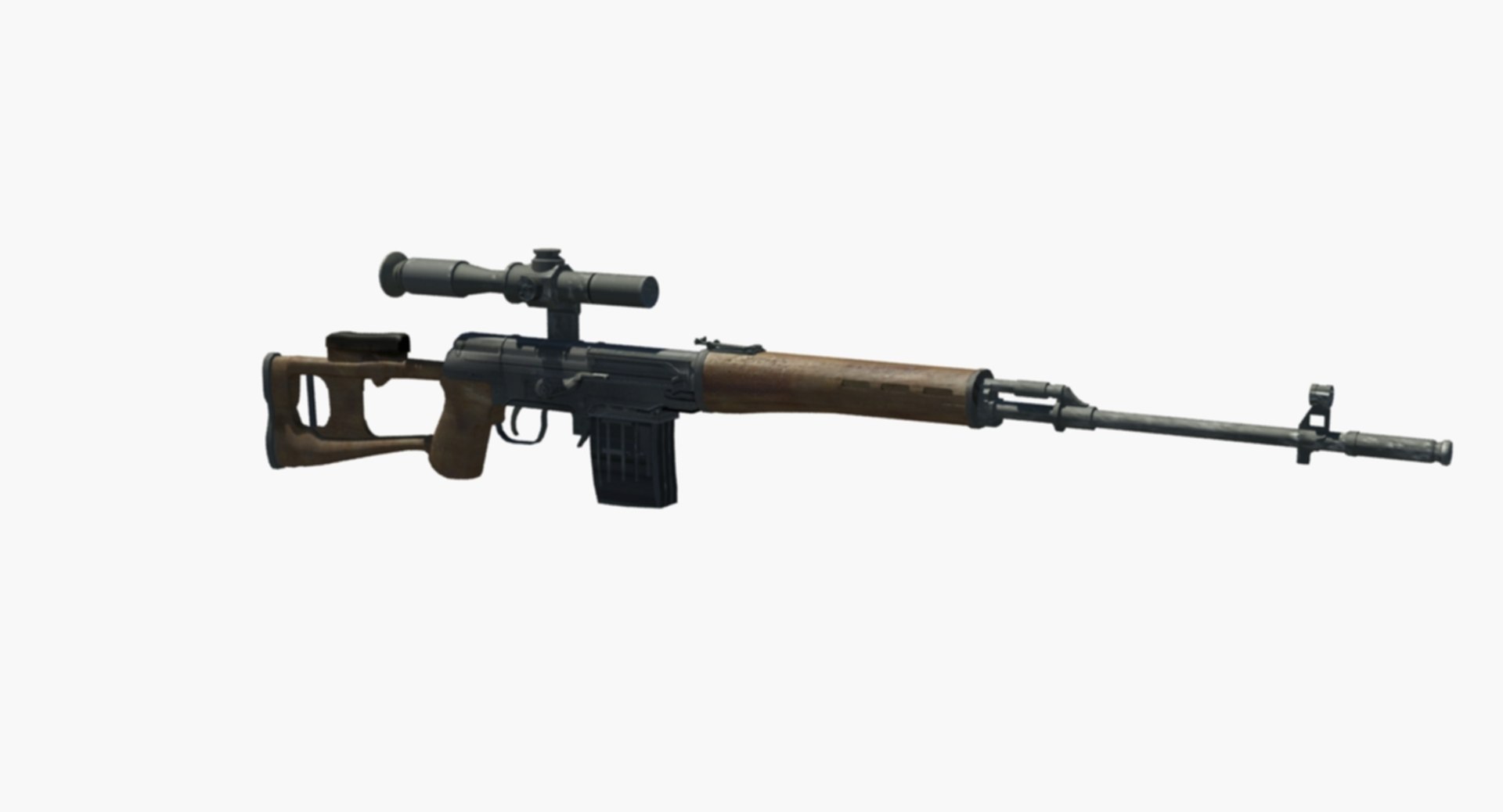 3D dragunov sniper rifle - TurboSquid 1261944