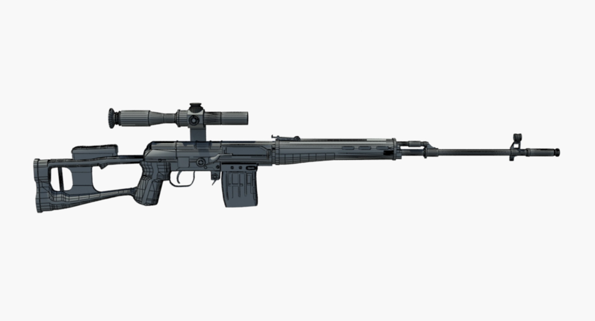 3D dragunov sniper rifle - TurboSquid 1261944