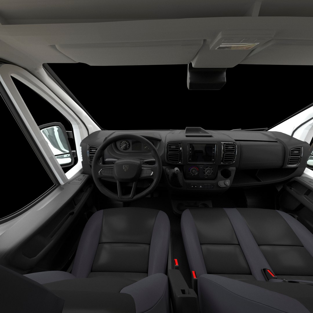 2024 Peugeot BOXER L2H1 Detailed Interior 3D Model - TurboSquid 2343357