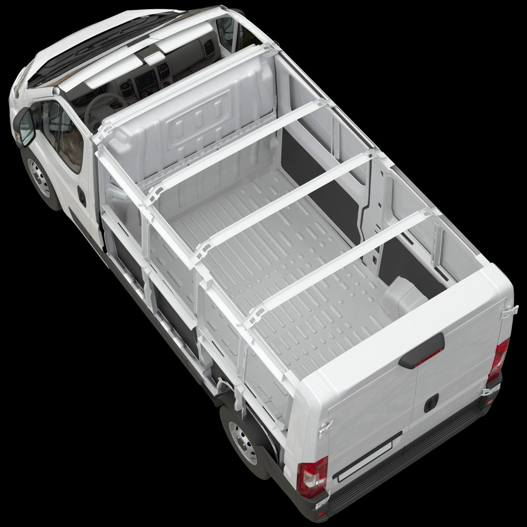 2024 Peugeot BOXER L2H1 Detailed Interior 3D Model - TurboSquid 2343357