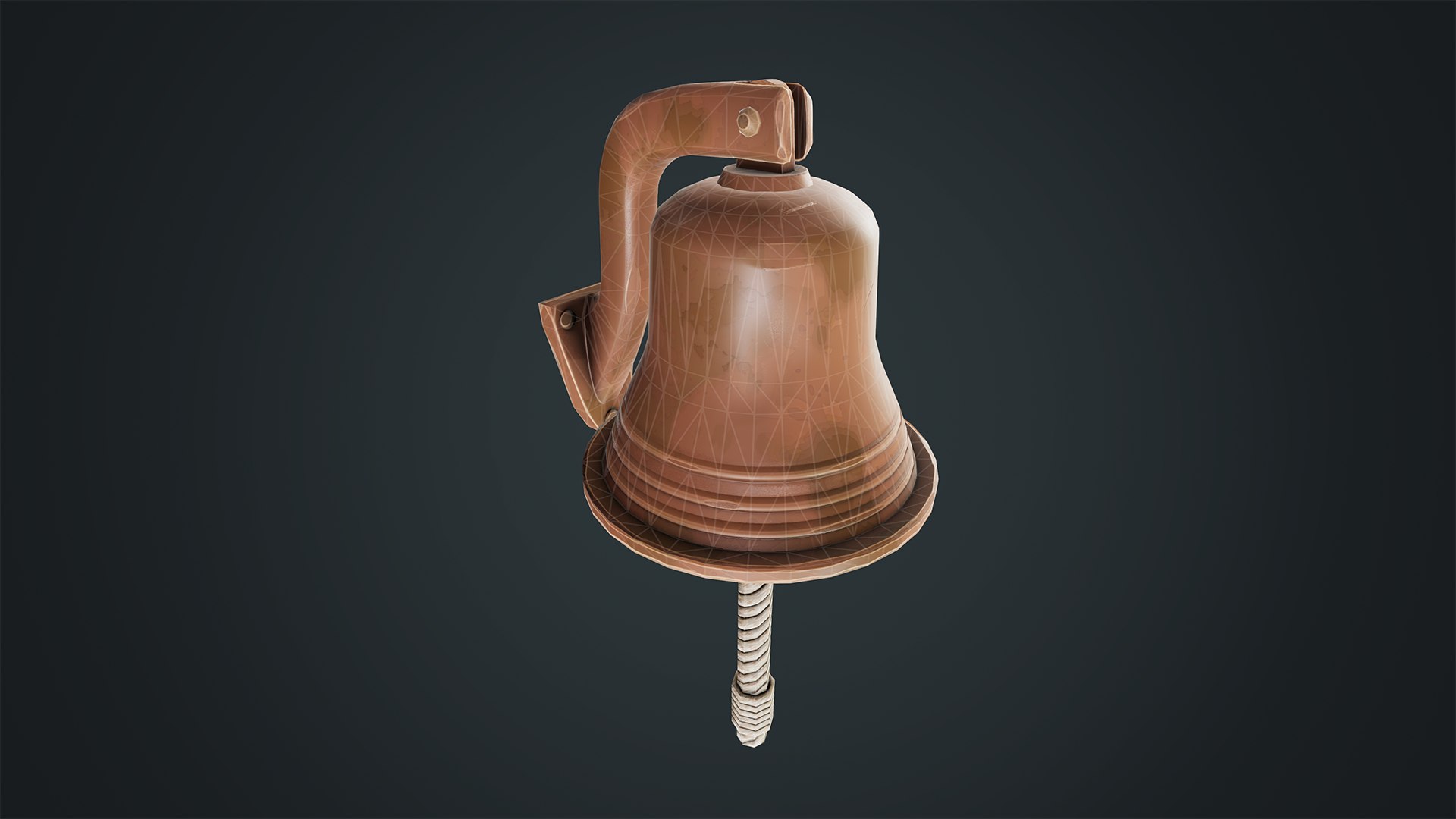 3D Stylized Ship's Bell Model - TurboSquid 1727219