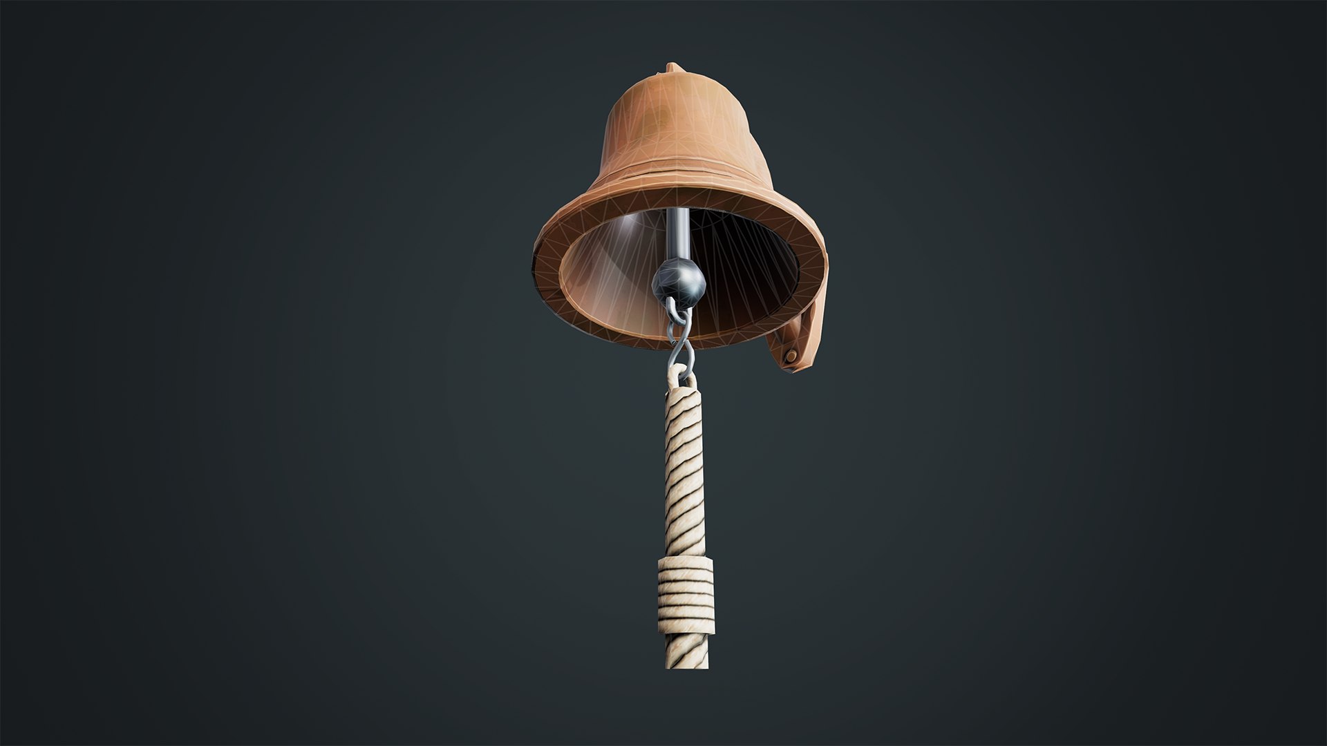 3D Stylized Ship's Bell Model - TurboSquid 1727219