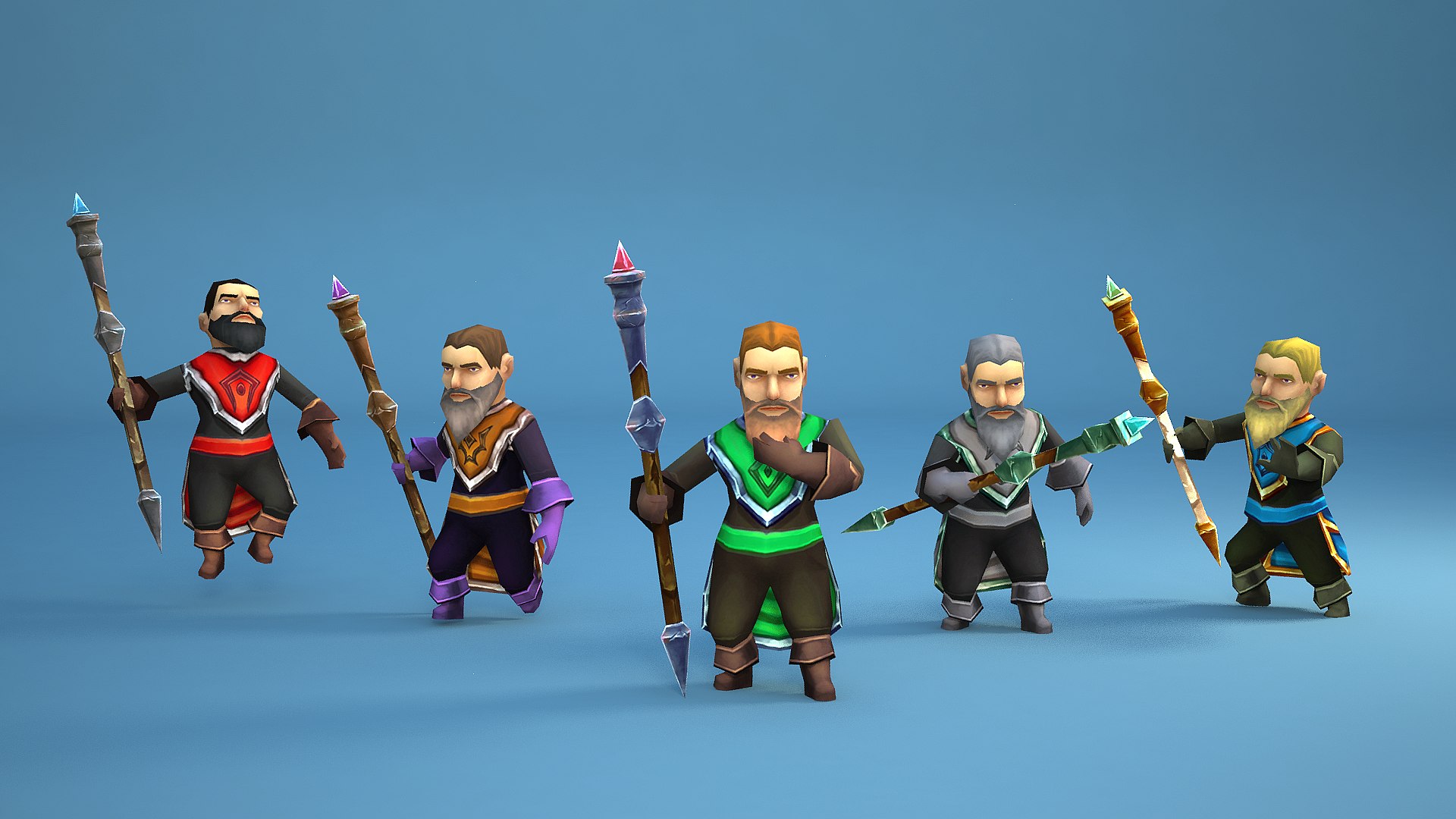 3D Mage Hero Model - TurboSquid 1251471