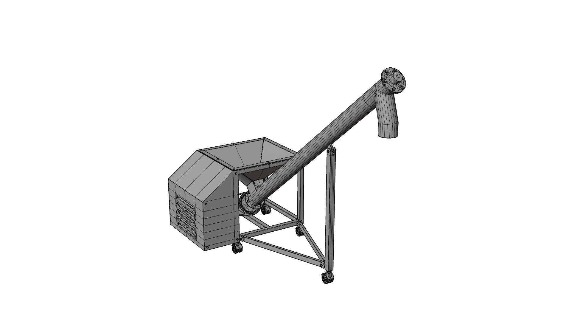 3D Model Screw Conveyor - TurboSquid 2207212
