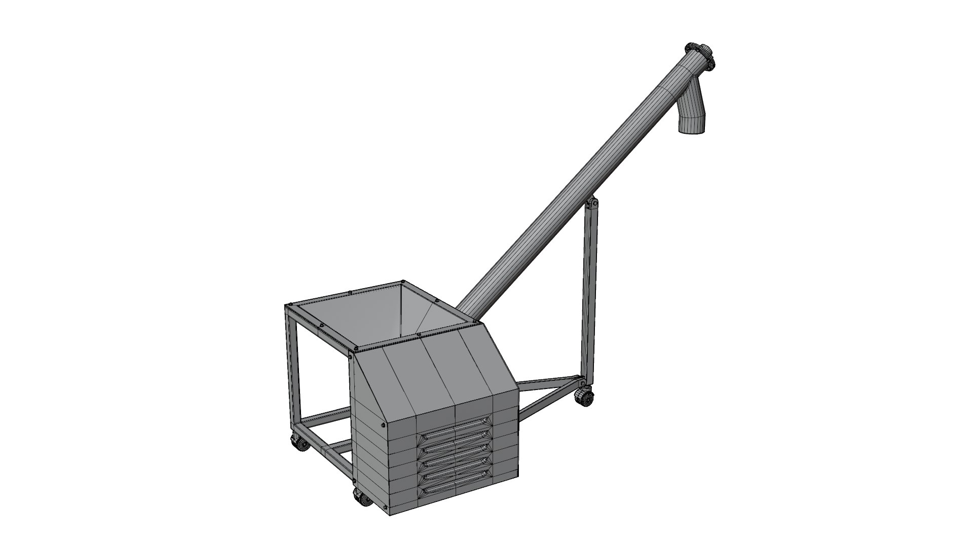 3D Model Screw Conveyor - TurboSquid 2207212