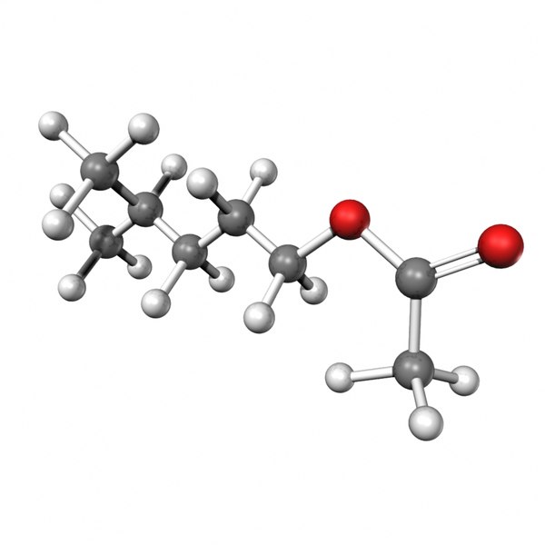 3d isohexyl acetate model