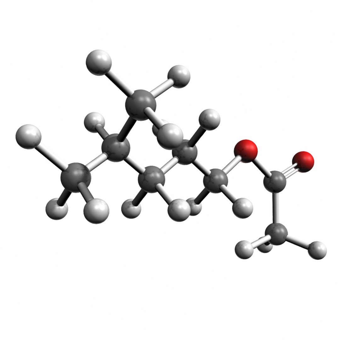 3d Isohexyl Acetate Model