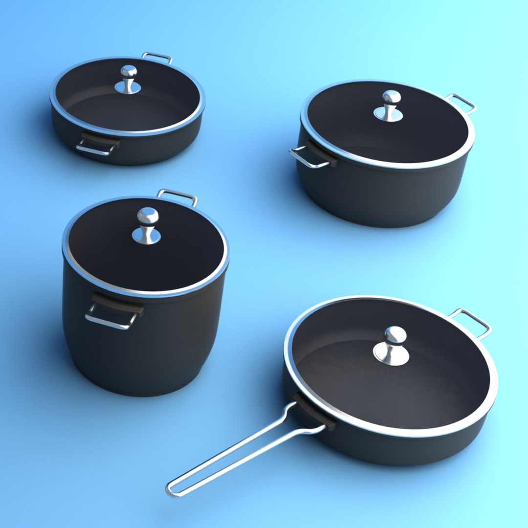 Cookware Settings 3d Max