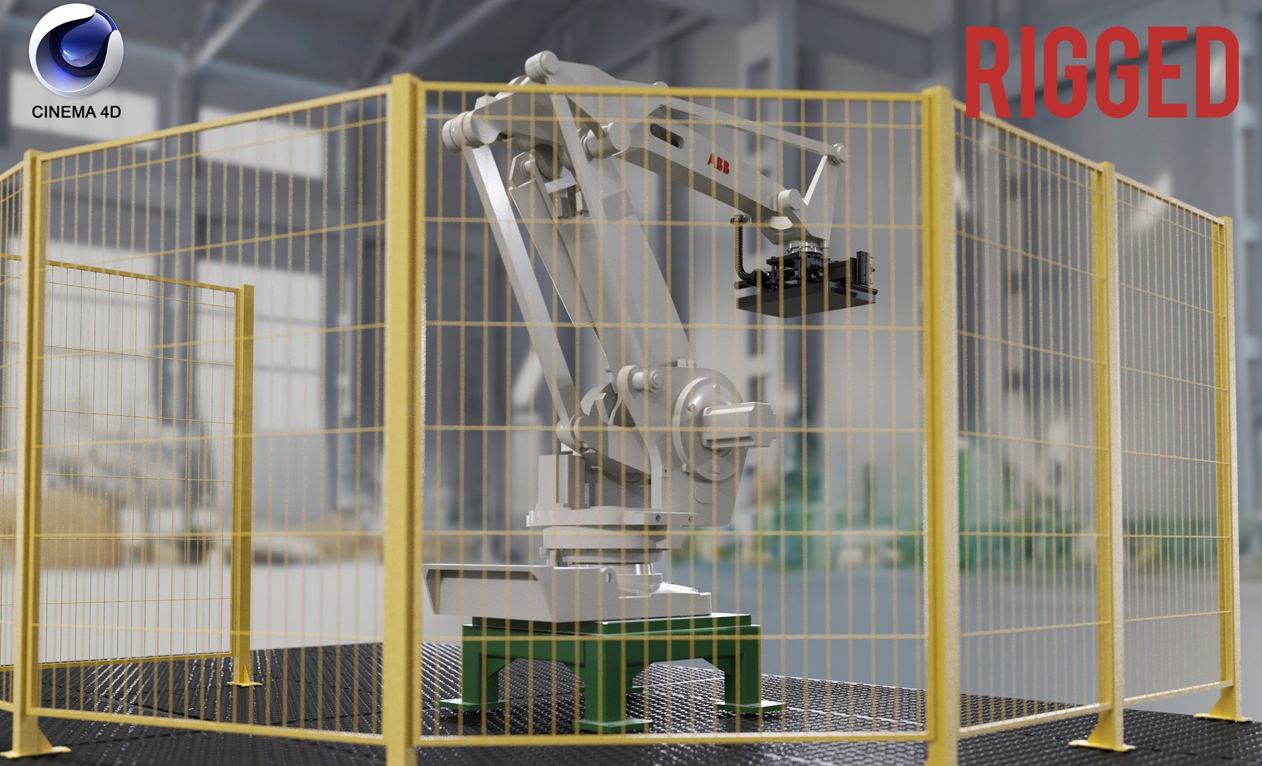 ABB Robot IRB 660 FULLY RIGGED 3D - TurboSquid 2237562