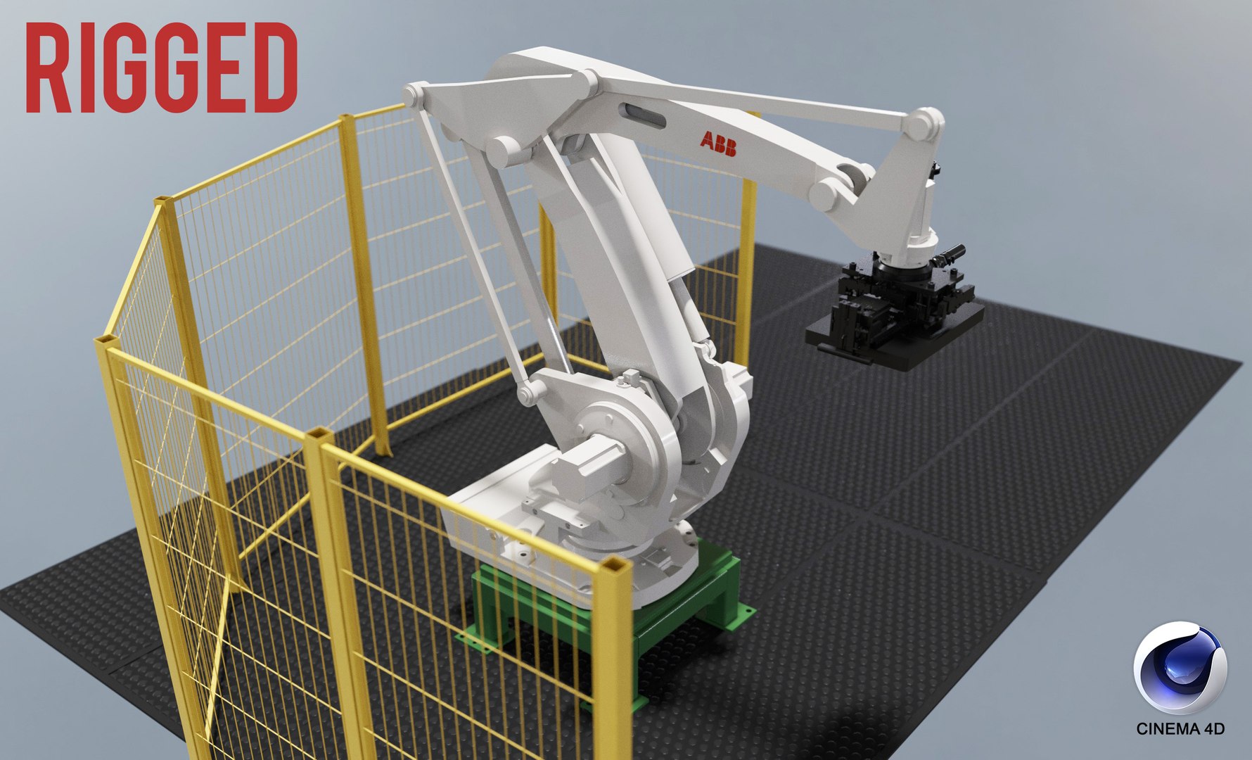 ABB Robot IRB 660 FULLY RIGGED 3D - TurboSquid 2237562