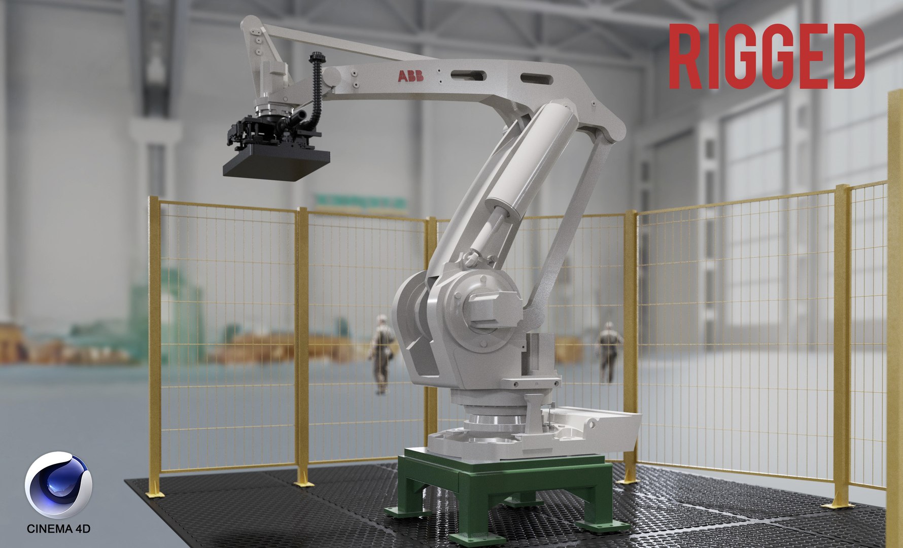 ABB Robot IRB 660 FULLY RIGGED 3D - TurboSquid 2237562